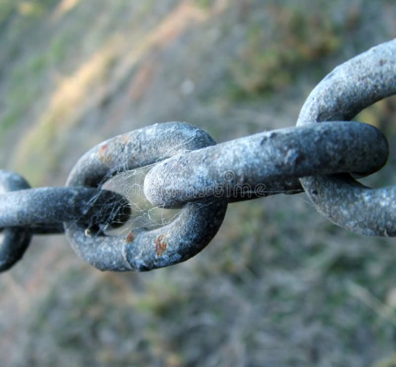 Chain links stock image. Image of linked, chain, weathered - 700869