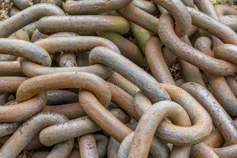 Chain links closeup stock photo. Image of frame, pieces - 167358350