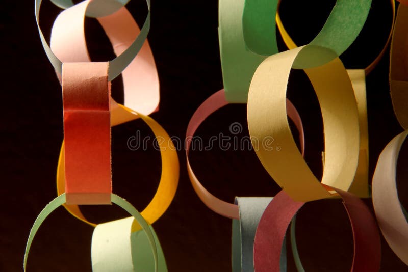 Chain and Links in Color Harmony Stock Image - Image of chain, pastel ...