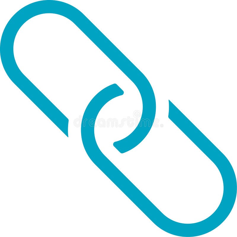 Chain Links Icon stock vector. Illustration of network - 96570965