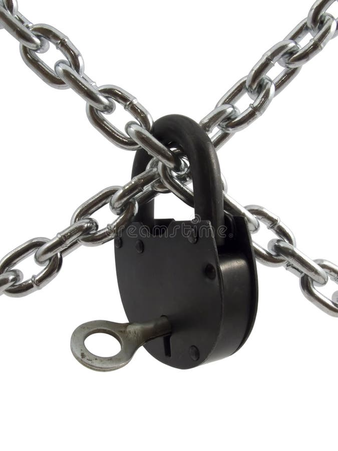 Lock and Keys stock image. Image of white, security, chain - 244055