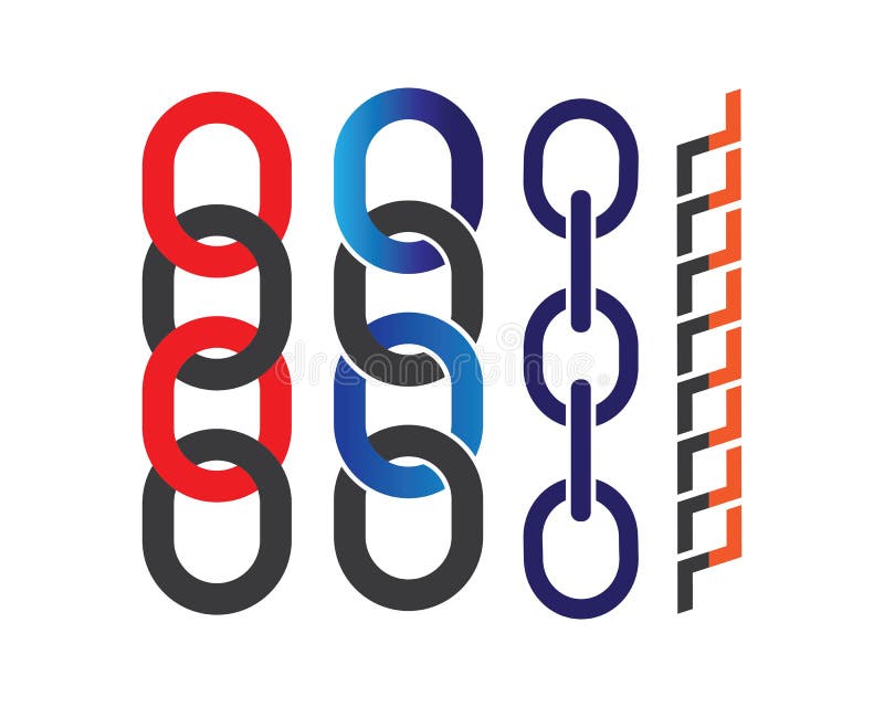 Chain Logo Concept Illustration Stock Vector - Illustration of abstract ...