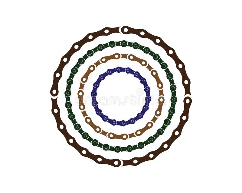 Chain Logo Concept Illustration Stock Vector - Illustration of icon ...