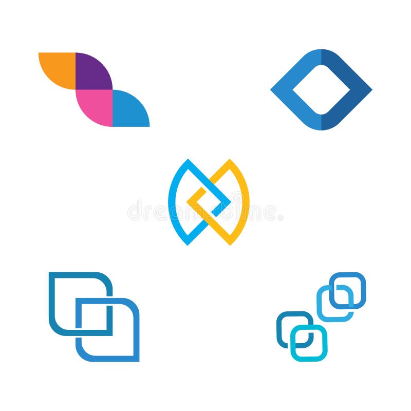 Chain logo design stock vector. Illustration of icon - 134153029