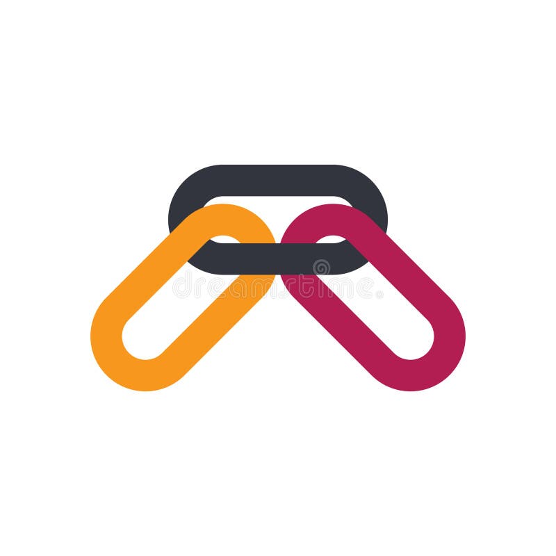Chain Logo Template Icon stock illustration. Illustration of safety ...