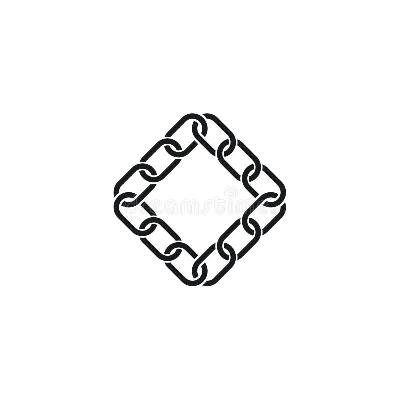 Chain logo template stock vector. Illustration of loop - 137083973