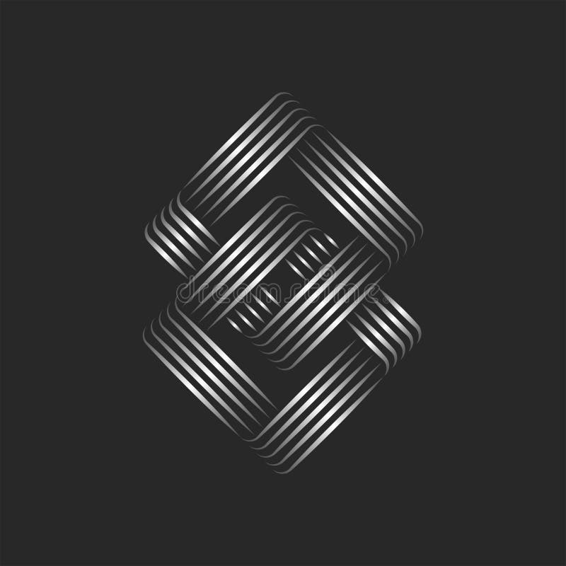 Infinity Crossed Lines Logo Stock Illustrations – 7 Infinity Crossed ...