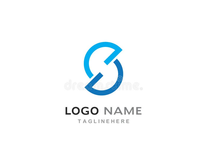 Chain logo vector template stock vector. Illustration of network ...