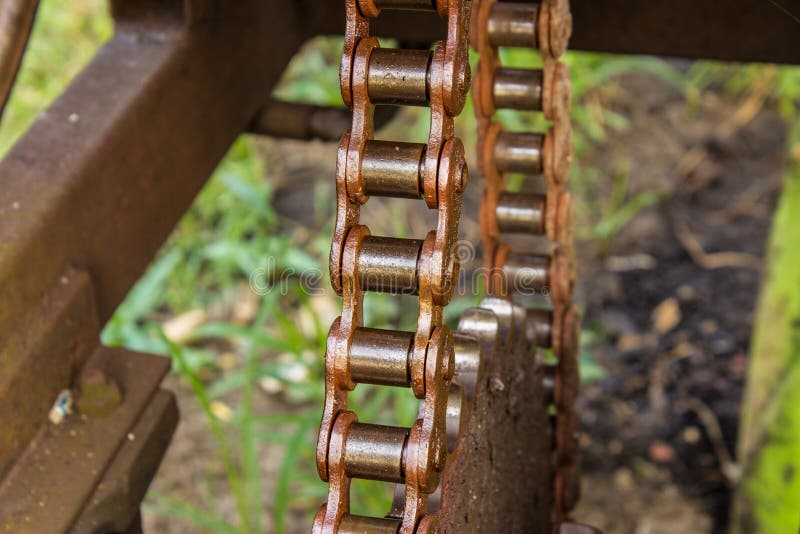 Chain Machine stock image. Image of component, gear, mountain - 36327521