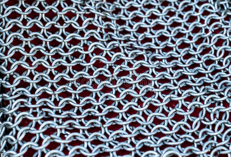 Chain Mail Armor Texture from Durable Metal Stock Photo - Image of mail ...