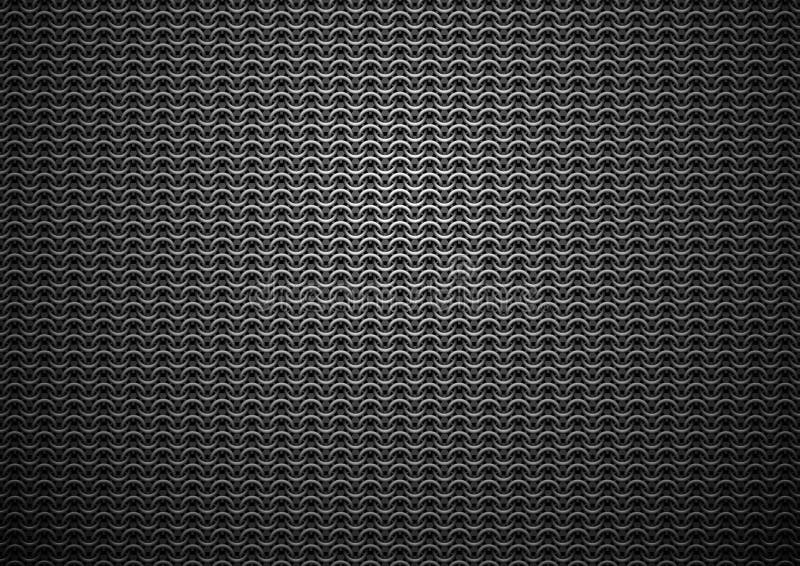 Chain Mail Medieval Black Background. Dark Metal Chain Armor Texture ...
