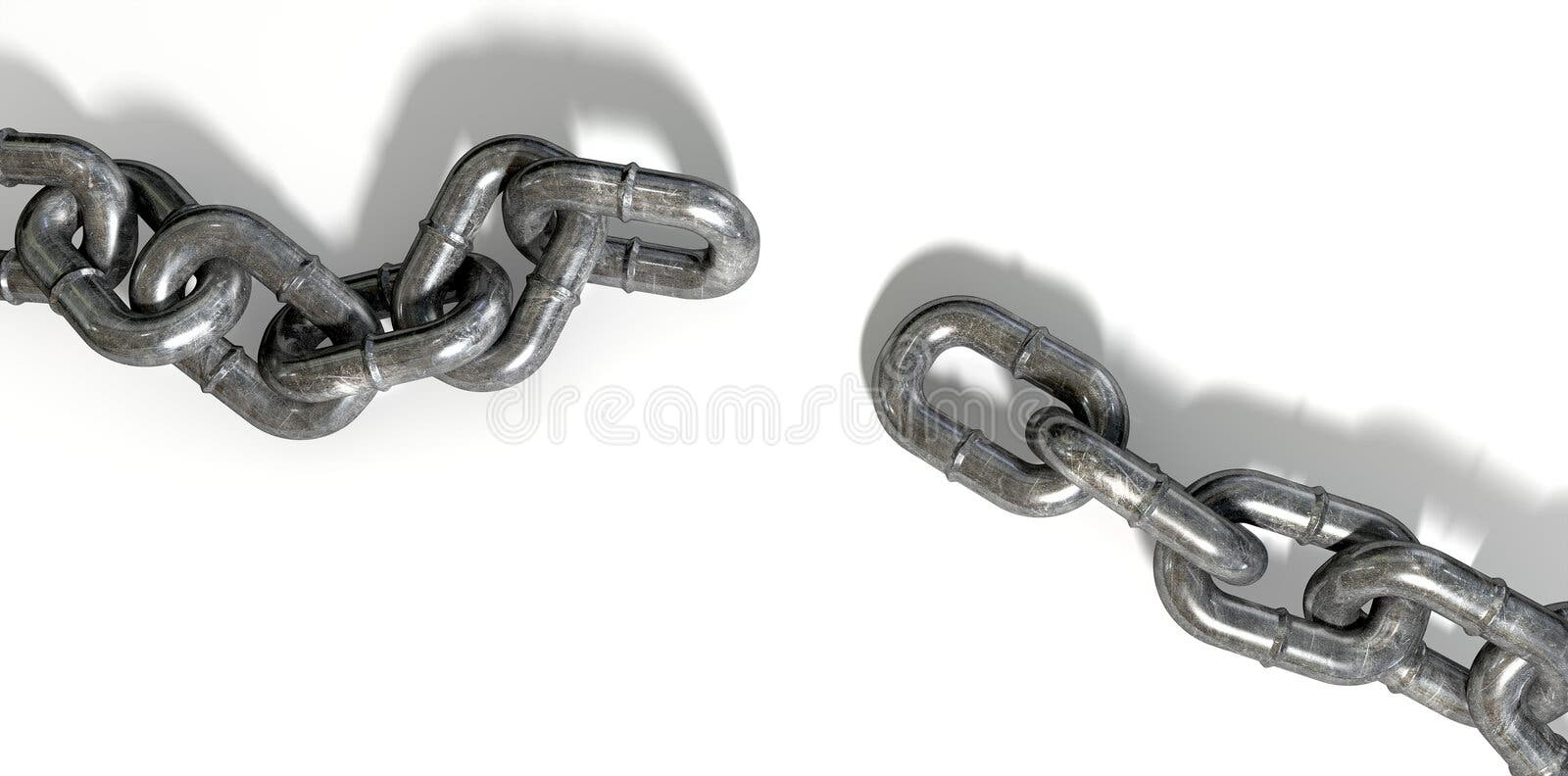 Chain Missing Link Question Stock Illustration - Illustration of ...