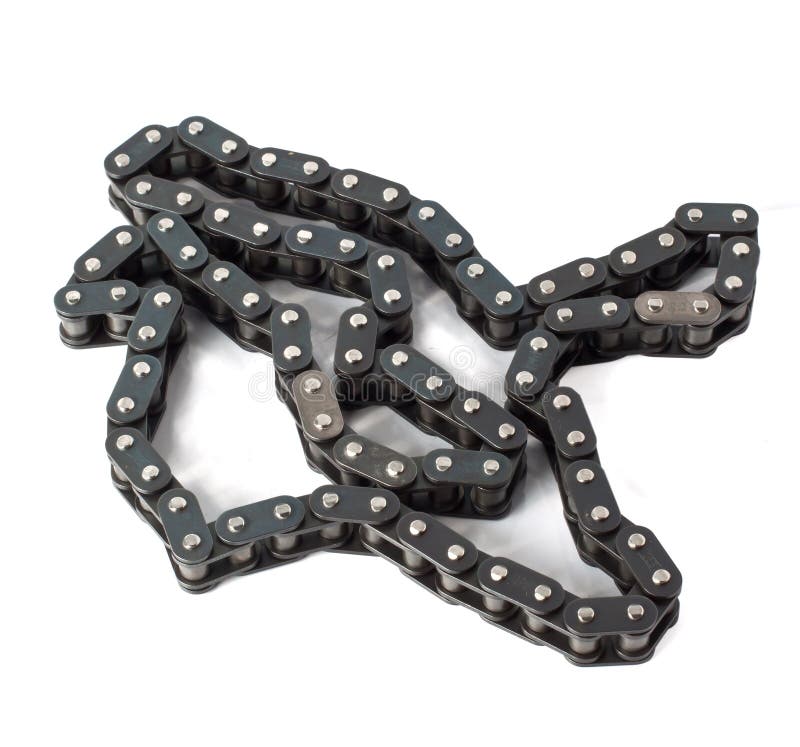 Chain Motor Isolated on White Stock Photo - Image of operate, motor ...