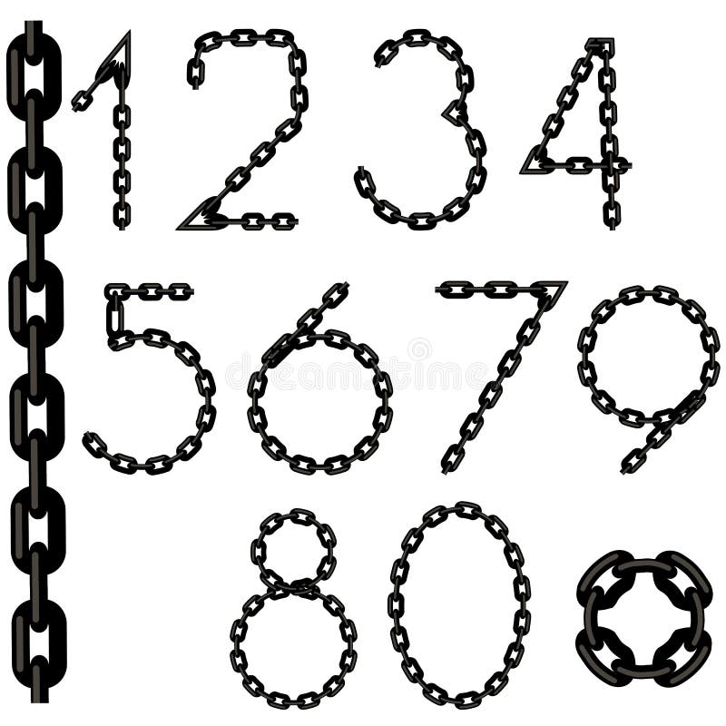 3D NUMBER COLLECTION. Numbers 1,2,3,4,5,6,7,8,9,0. Stock Vector ...