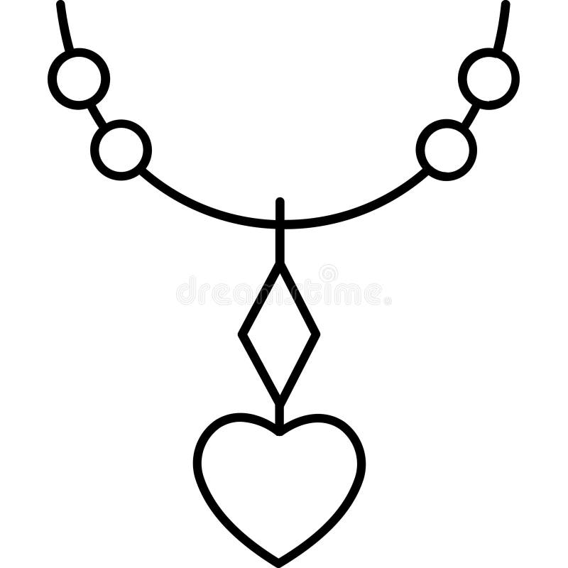 Locket Outline Stock Illustrations – 2,012 Locket Outline Stock ...