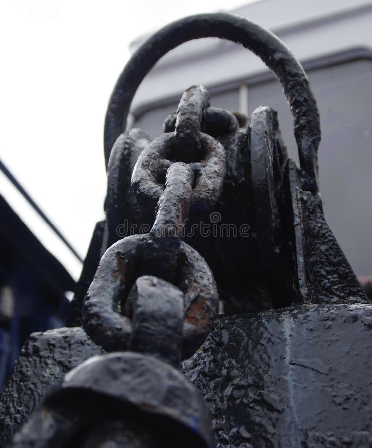 Chain stock image. Image of heavy, pattern, strong, maritime - 92063185