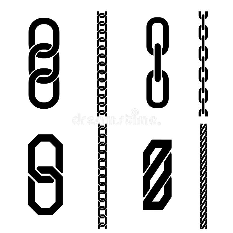 Chain Outline Stock Illustrations – 38,249 Chain Outline Stock ...