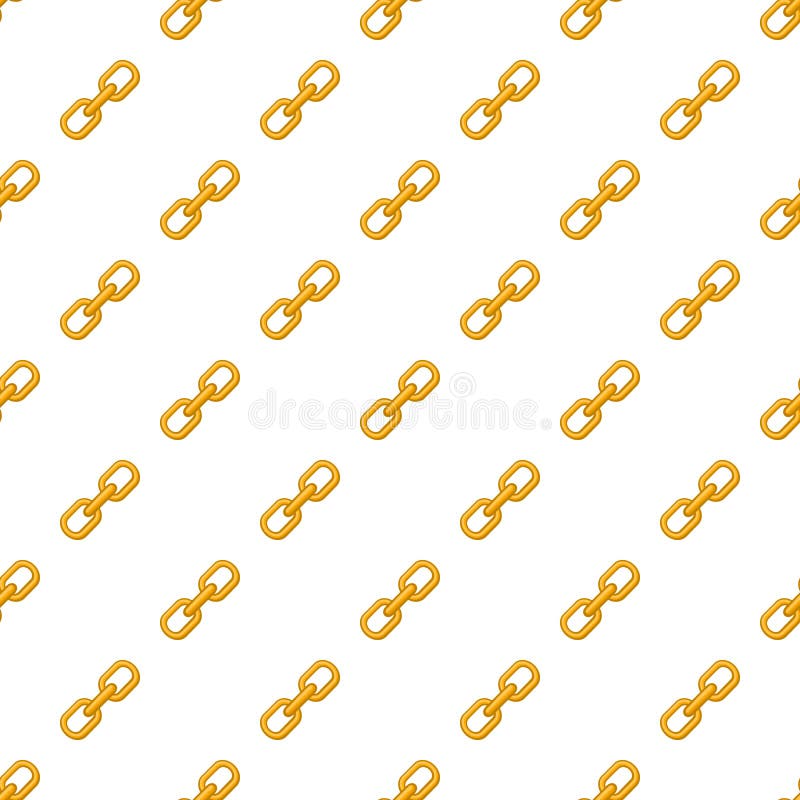 Chain Pattern, Cartoon Style Stock Vector - Illustration of metal ...
