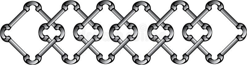 Chain pattern stock vector. Illustration of vintage, tile - 46700017