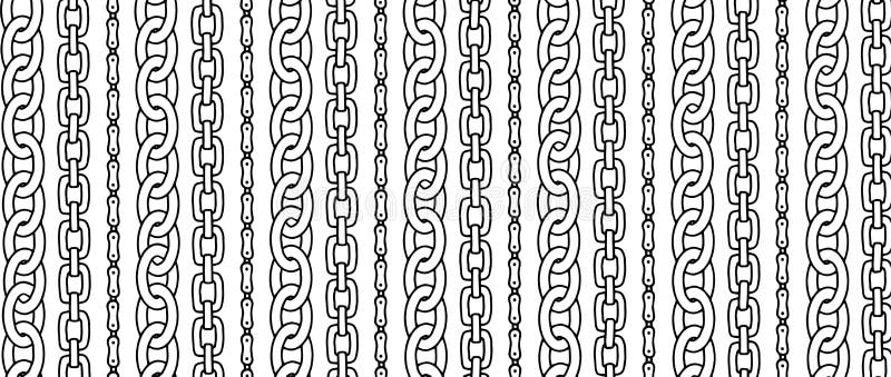 Chain Pattern for Decorative Design. Decorative Stripe Background ...