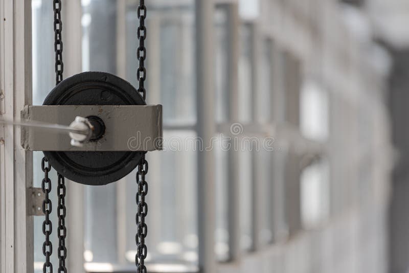 Chain Pull for Opening and Closing Big Windows in the Bauhaus Dessau ...