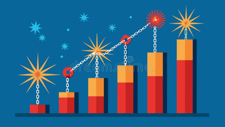 A Chain Reaction of Firecrackers Each One Exploding into a Larger and ...