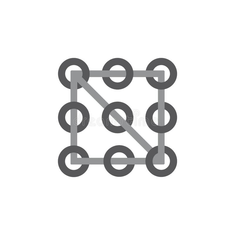 Chain Ring Connected Symbol Logo Vector Stock Vector - Illustration of ...