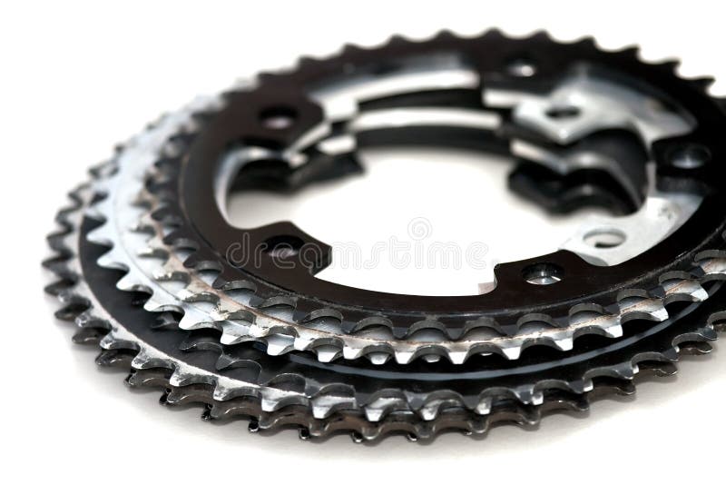 Chain Rings stock image. Image of bike, cycle, teeth, gear - 9542179