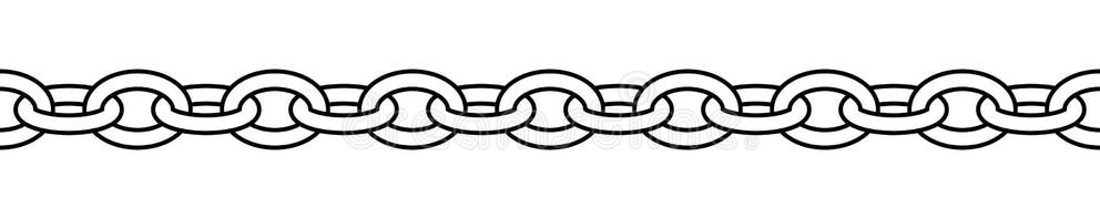 Chain Shape Silhouette Pattern, Seamless Repeatable Texture ...