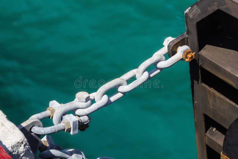 Chain for ship stock photo. Image of chained, connection - 26350218
