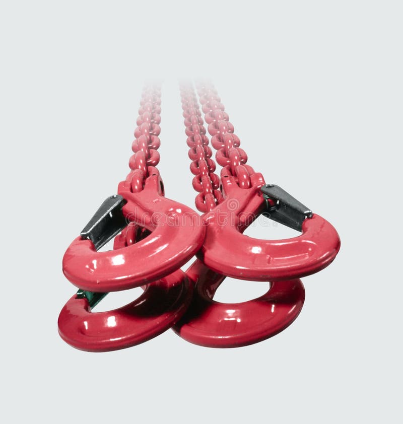 Chain sling stock image. Image of lifting, isolated - 259249047