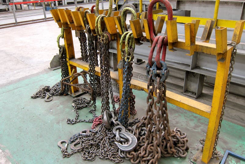 Chain stand stock image. Image of industries, hold, container - 51346693