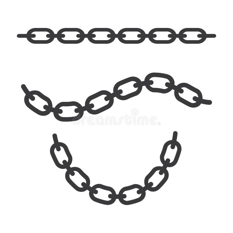 Chain Steel Vector Icon Illustration Design Stock Vector - Illustration ...