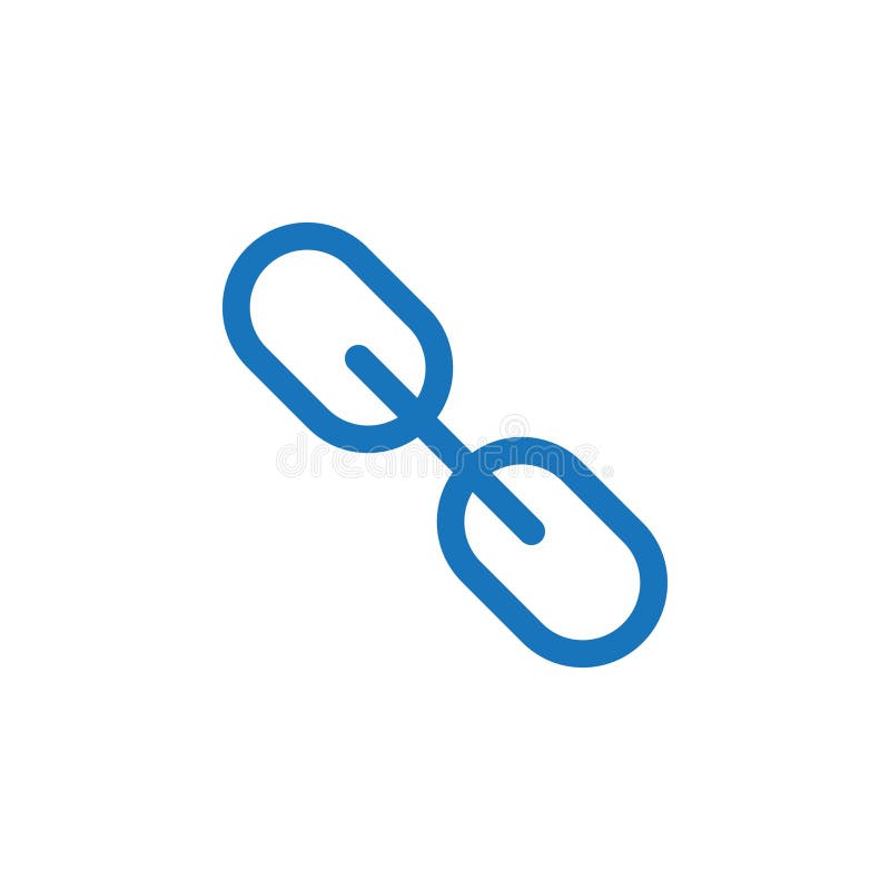 Chain Symbol Icon Simple Vector Symbol Stock Vector - Illustration of ...