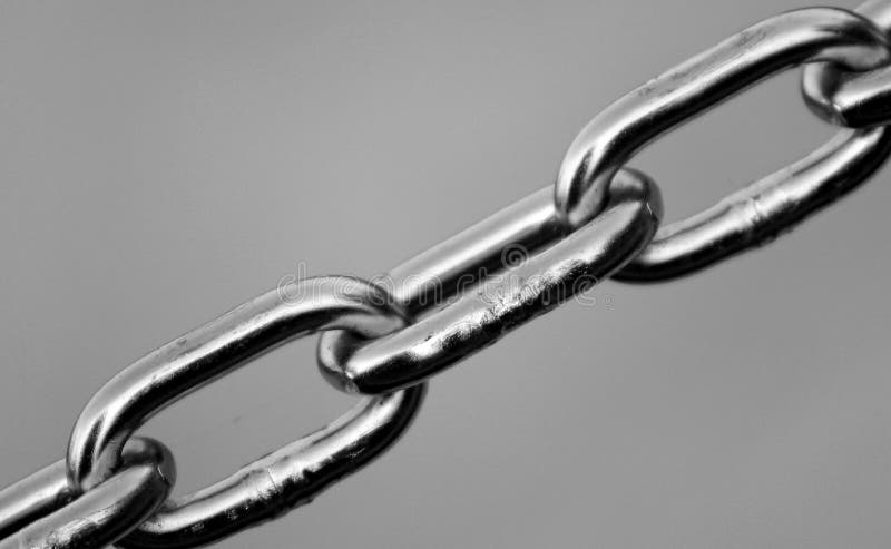 Chain symbol of tenacity stock image. Image of chain - 39676423
