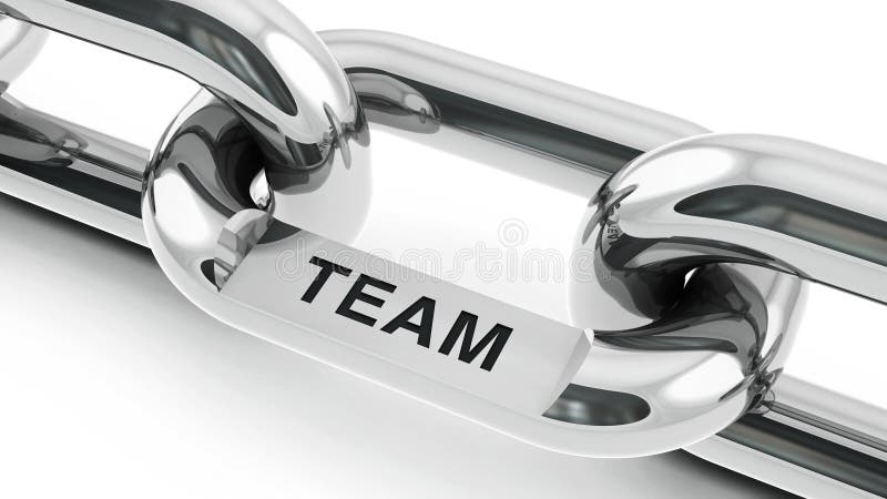 Team / Chain stock illustration. Illustration of teamwork - 15117571