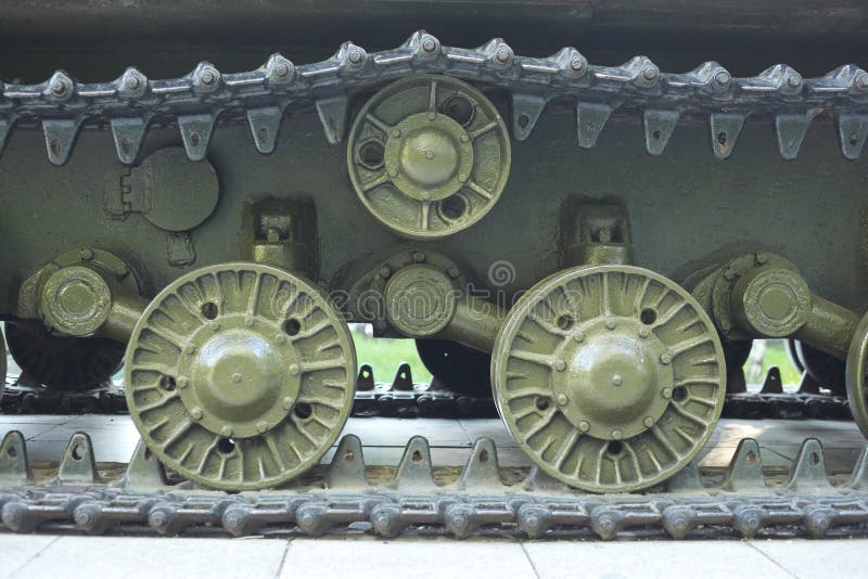 Chain tracks stock photo. Image of missile, green, brown - 81916460