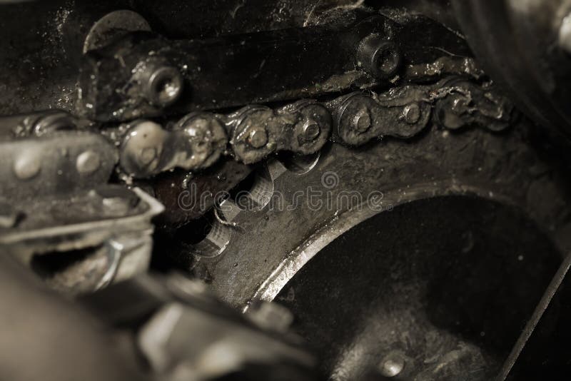 Chain transmission stock photo. Image of industry, powerful - 54252212