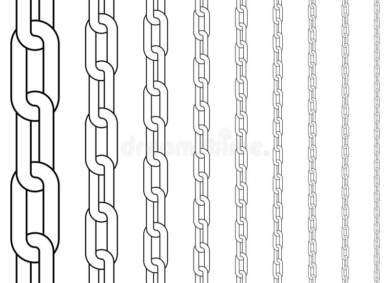 Chain Vector Design Illustration Stock Illustration - Illustration of ...