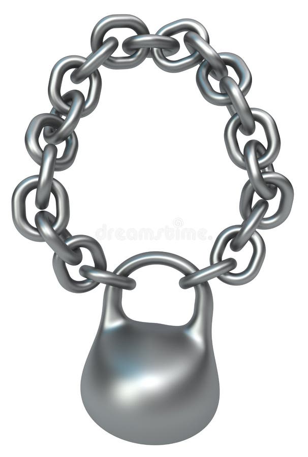 Chain Weight stock illustration. Illustration of strain - 117567893
