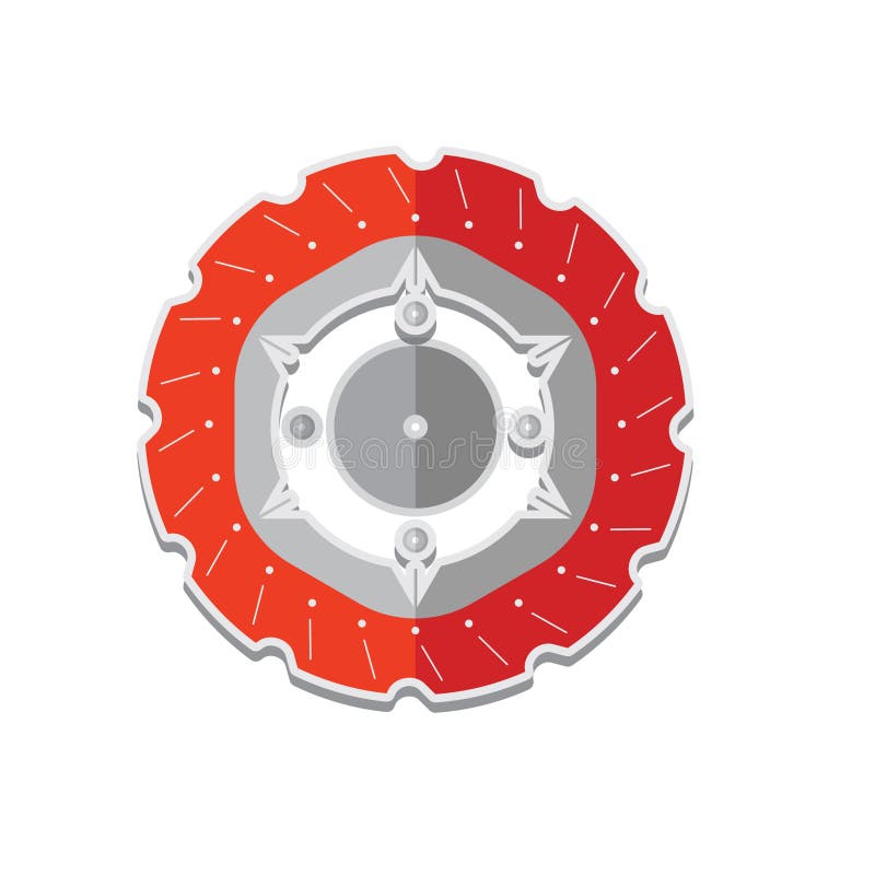 Chain Wheel. Vector Illustration Decorative Design Stock Vector ...