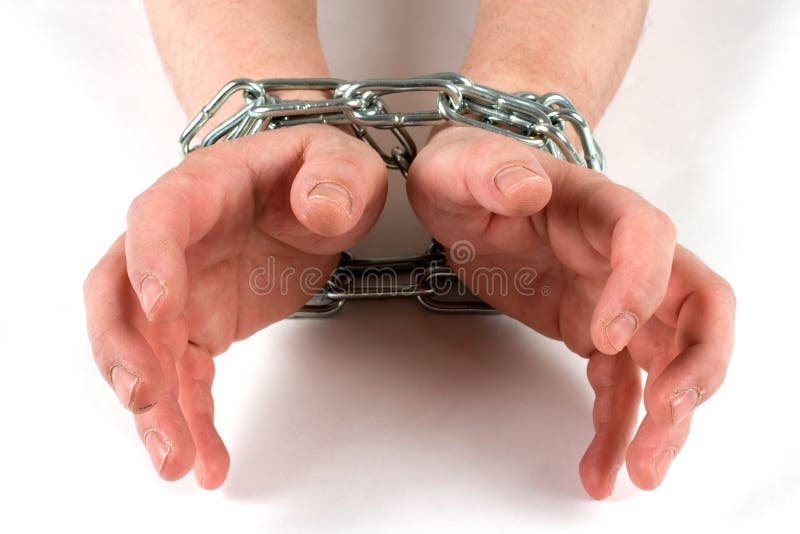 Chained stock image. Image of teamwork, chain, binding, bind - 5949