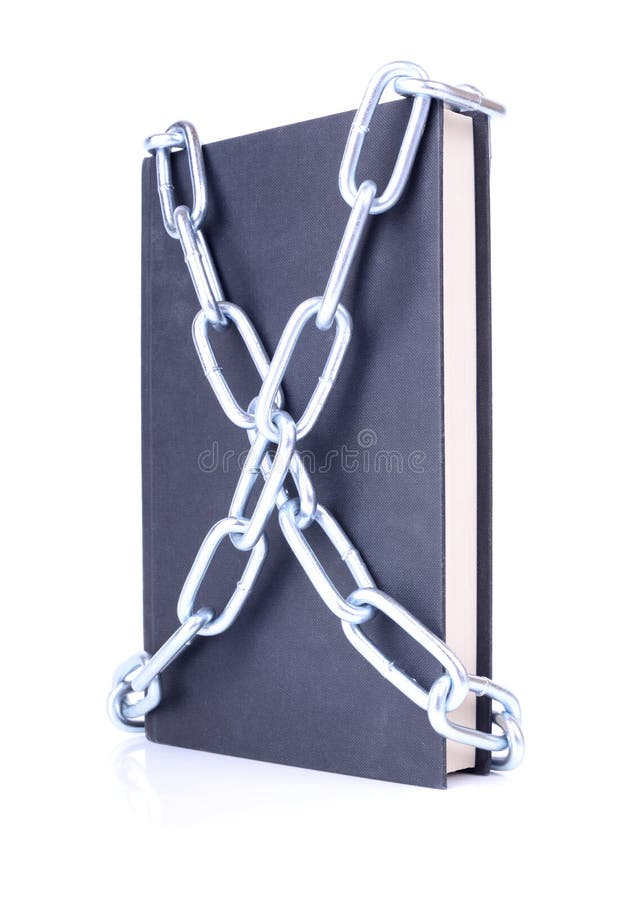 Chained book stock photo. Image of black, padlock, equipment - 30470476