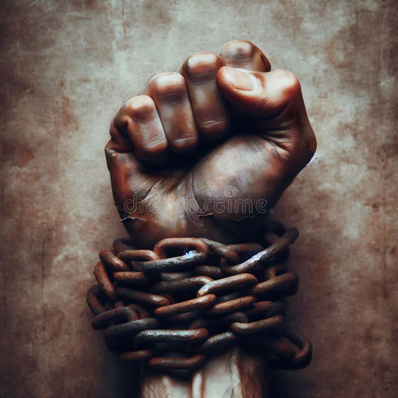 The Chained Boxing Poster is Rusty Stock Illustration - Illustration of ...