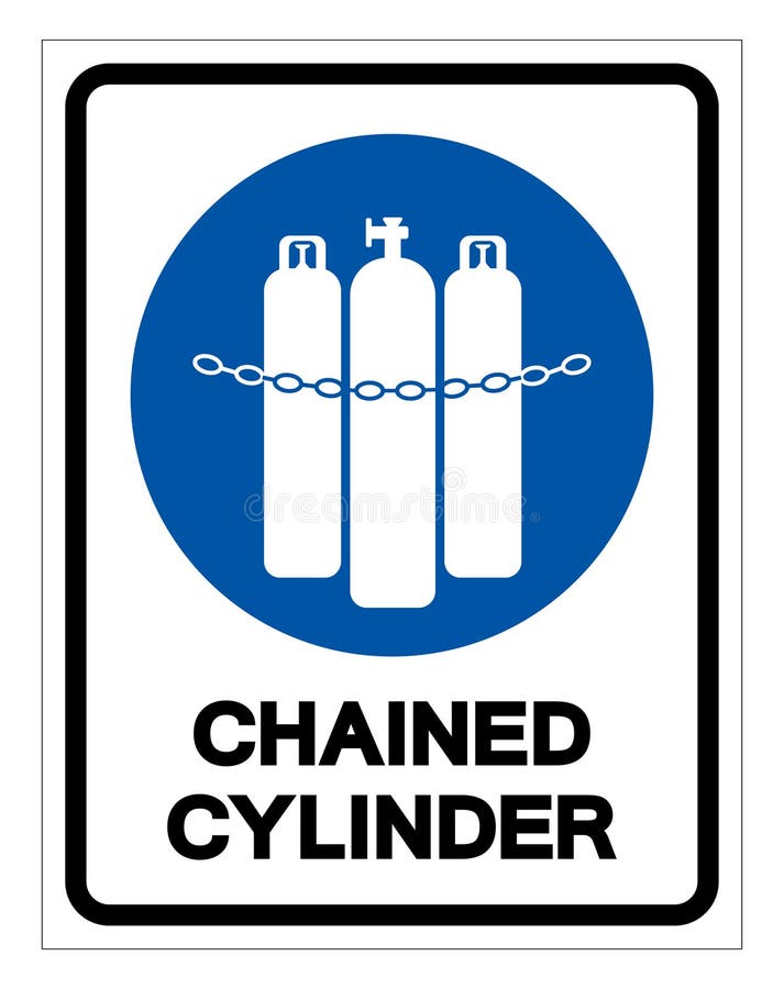 Chained Cylinders Symbol Sign, Vector Illustration, Isolate on White ...
