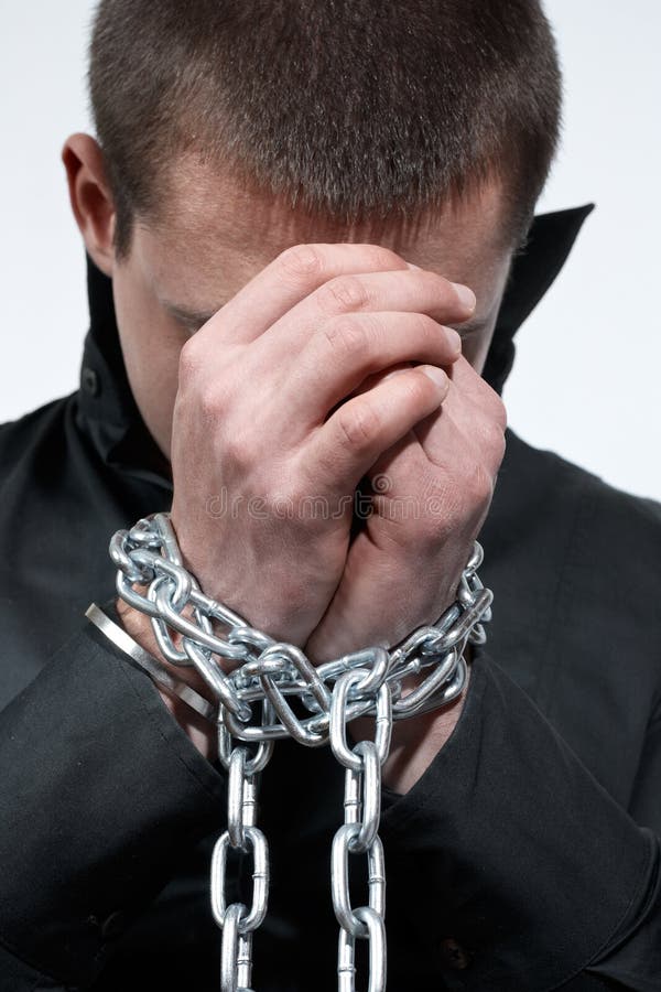 Chained hands stock photo. Image of arrest, criminal - 17743338