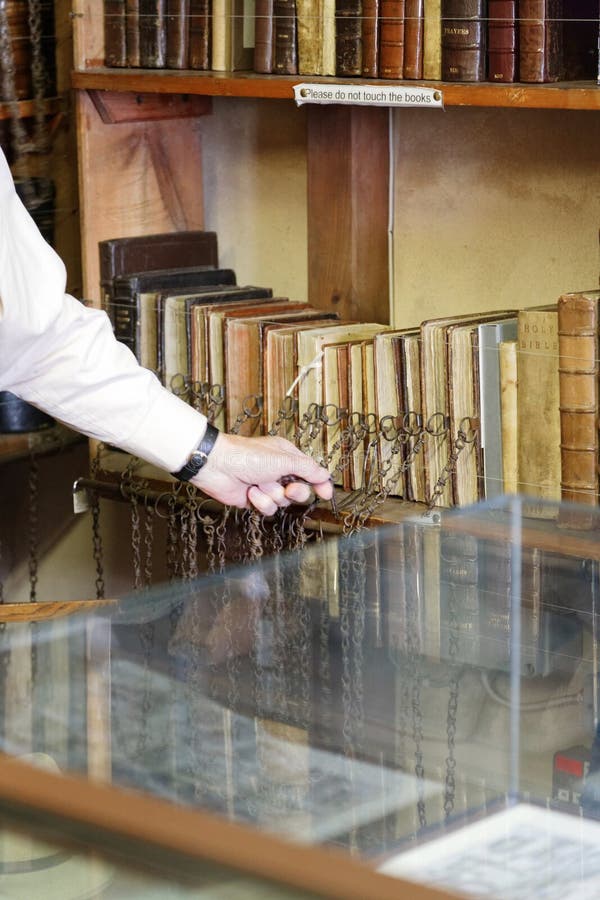 Wimborne Minster England. the Chained Library. Editorial Image - Image ...