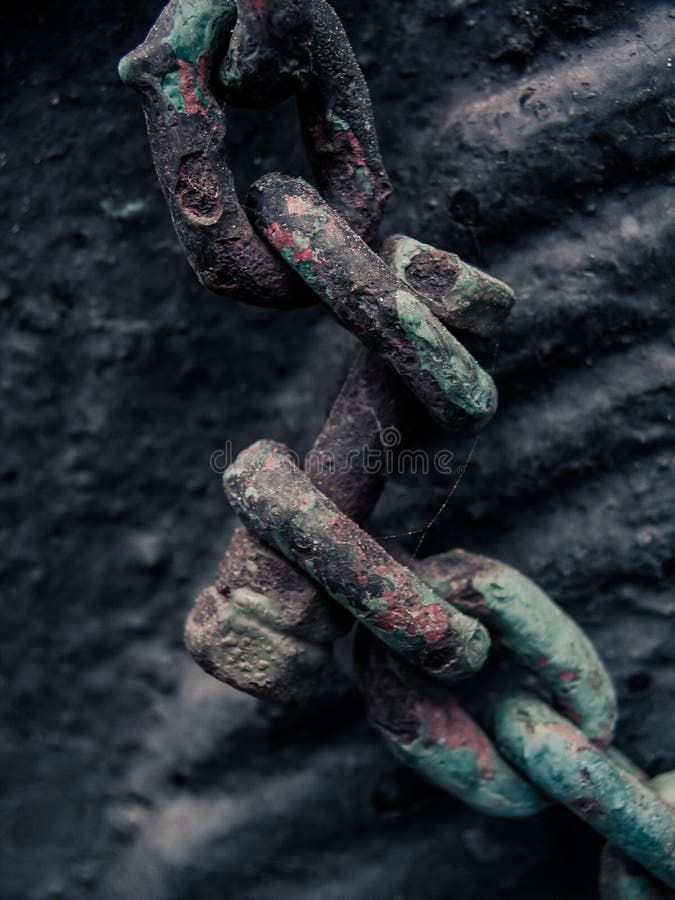 Chained stock photo. Image of chain, rusty, fear, anxiety - 225254898