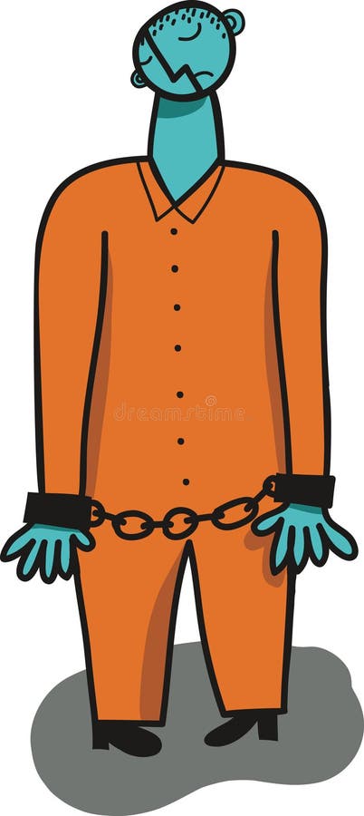 Prisoner, image stock vector. Illustration of uniform - 16873570