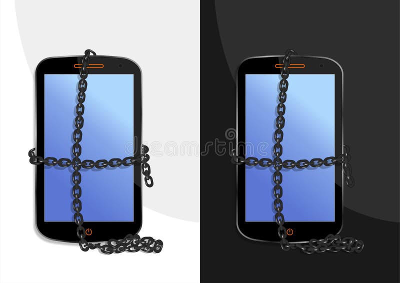 Phone Chained Stock Illustrations – 173 Phone Chained Stock ...
